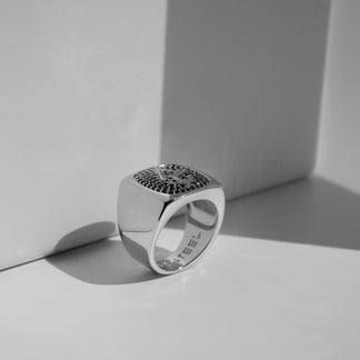 Ring ICON | 925 Silber | Einzigartig Herrenring | Rock & Steel Germany ...