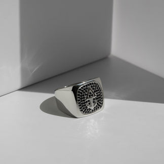 Ring ICON | 925 Silber | Einzigartig Herrenring | Rock & Steel Germany ...